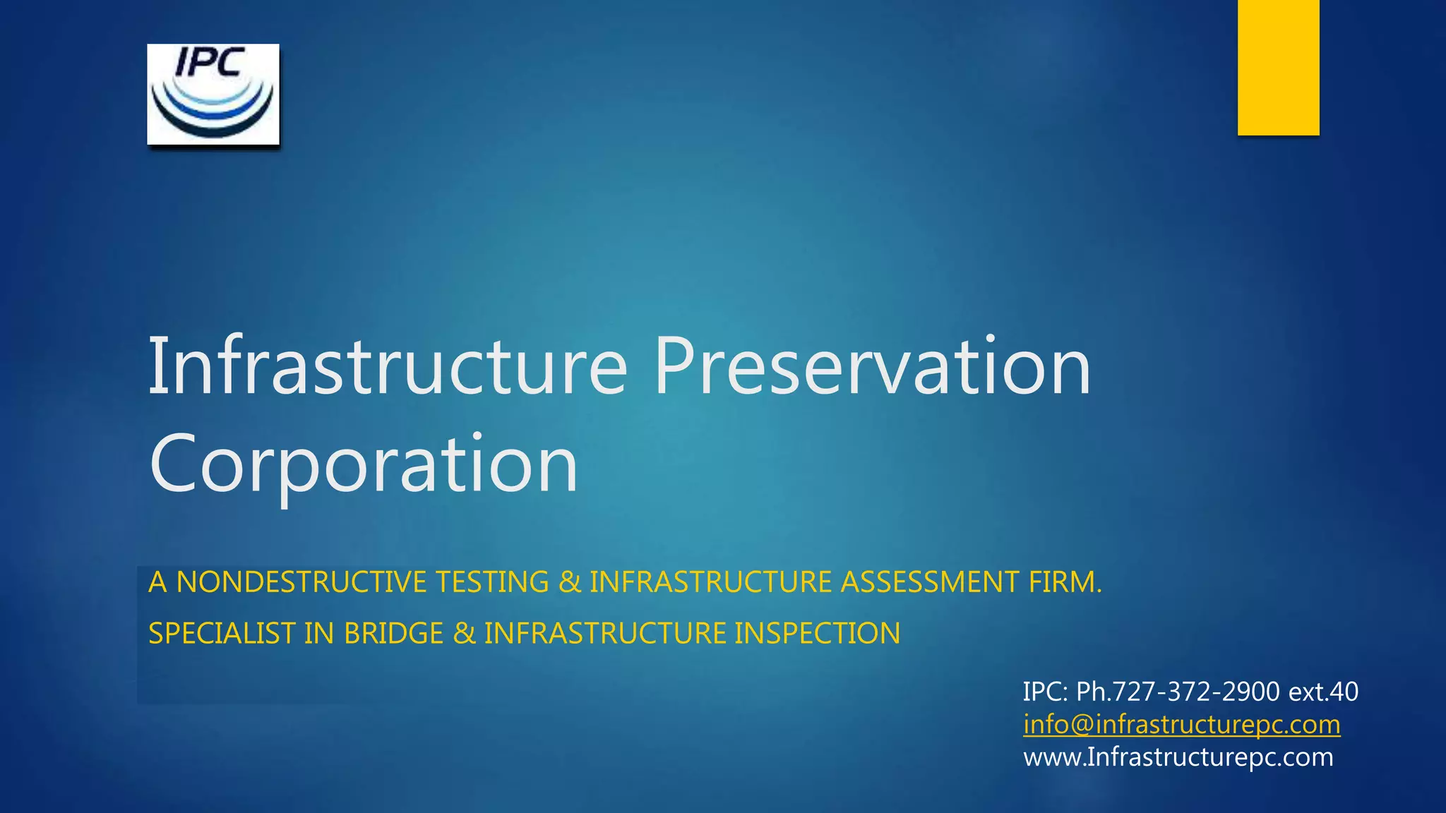 Ipc transportation infrastructure_inspections autosaved (002) | PPTX ...
