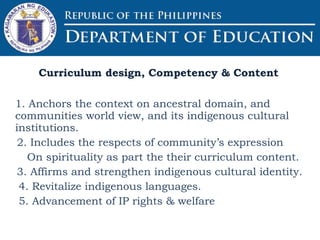 Ip curriculum framework | PPT