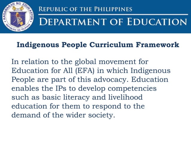 Ip curriculum framework | PPT
