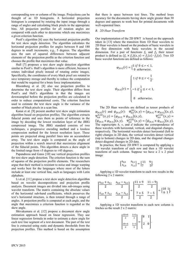 Text Skew Angle Detection In Vision Based Scanning Of Nutrition Labels Pdf