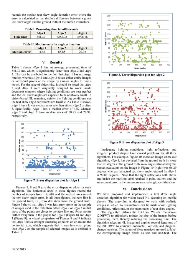 Text Skew Angle Detection In Vision Based Scanning Of Nutrition Labels Pdf
