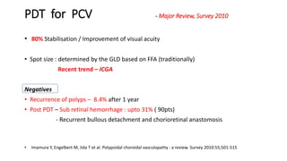 IPCV MGT WITH PDT | PPT