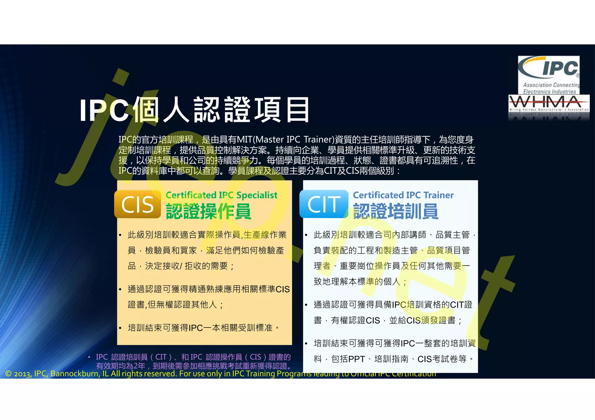 Ipc／whma a-620 b 簡介 | PDF