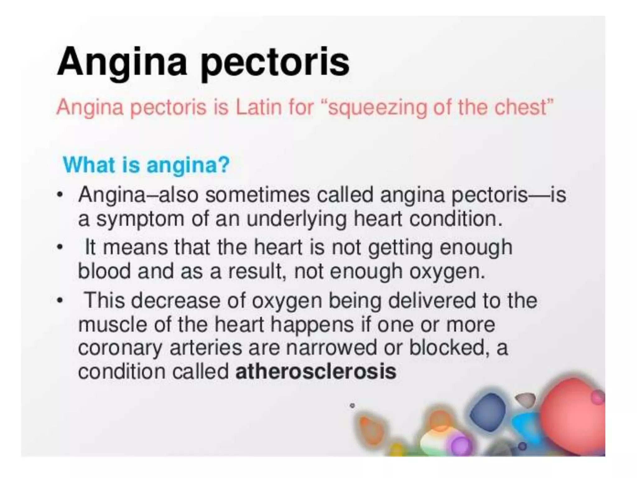 angina pectoris | PPTX