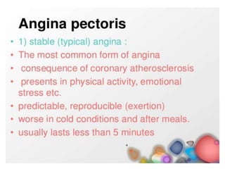 angina pectoris | PPTX