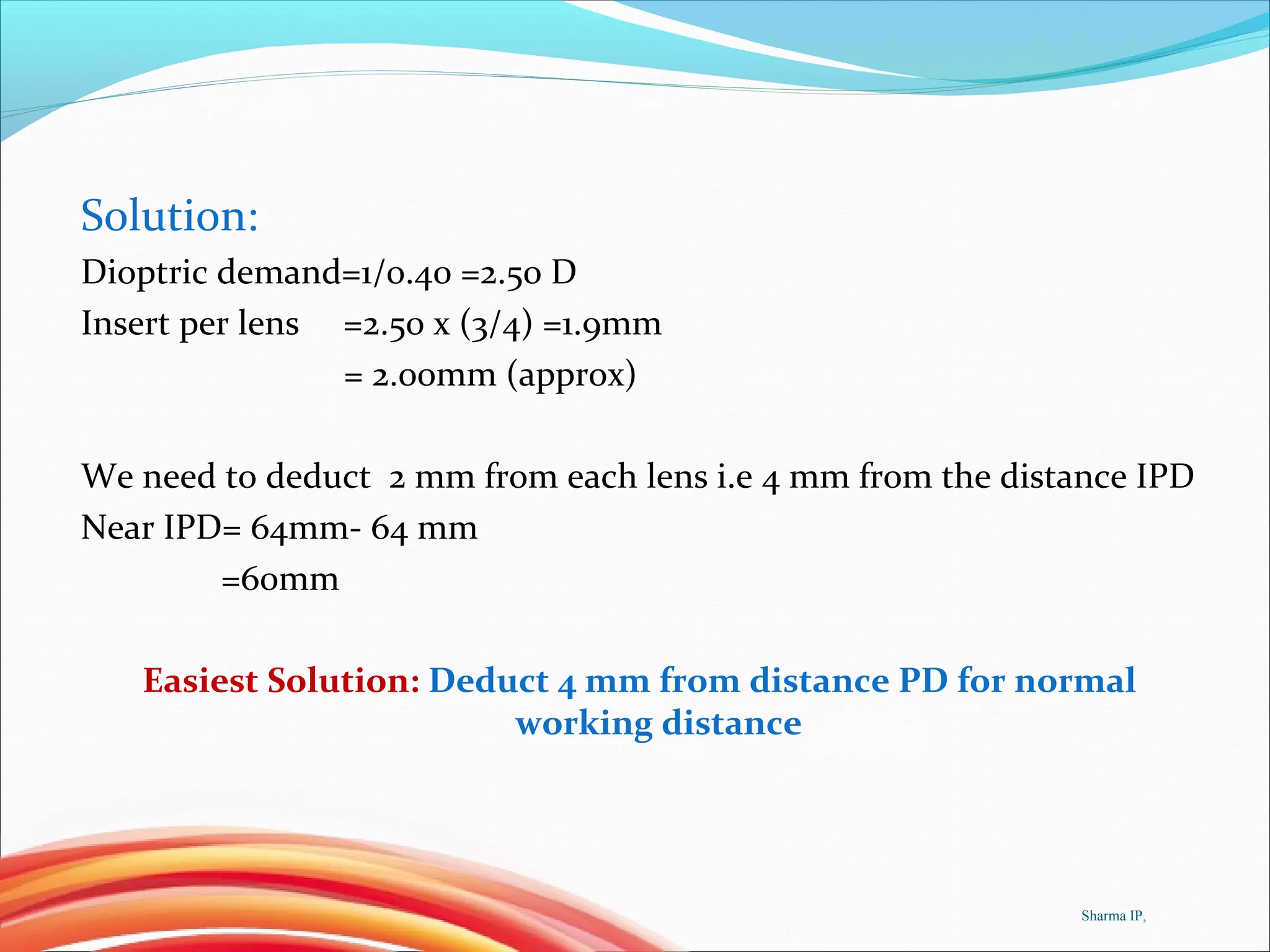 Measuring interpupillary distance | PPT