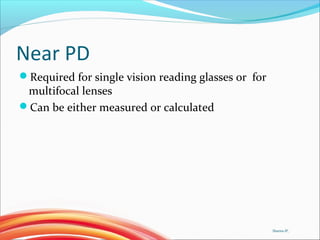 Measuring interpupillary distance | PPT