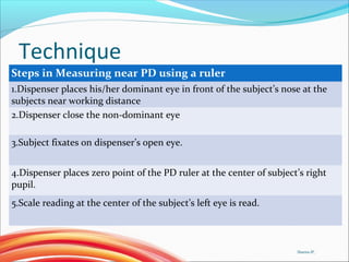 Measuring interpupillary distance | PPT