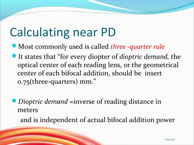 Measuring interpupillary distance | PPT