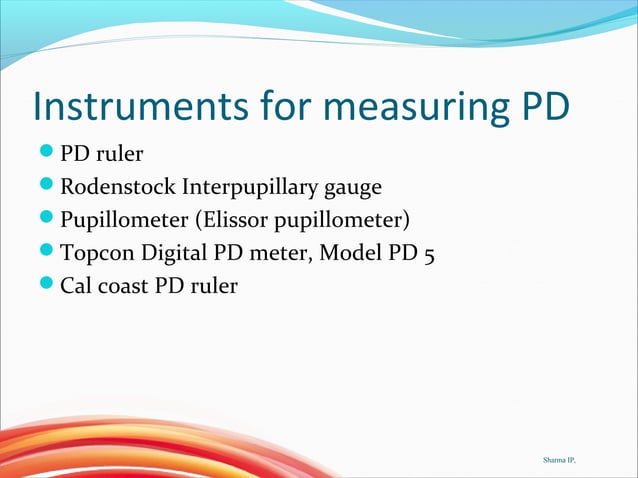 Measuring interpupillary distance | PPT