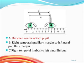 Measuring interpupillary distance | PPT