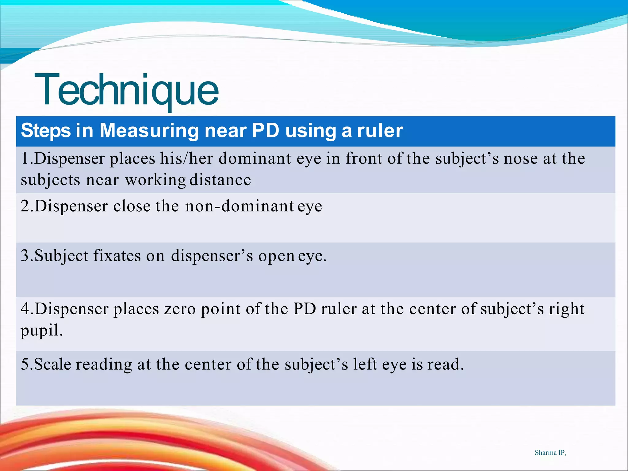 IPD Measurement | PPTX