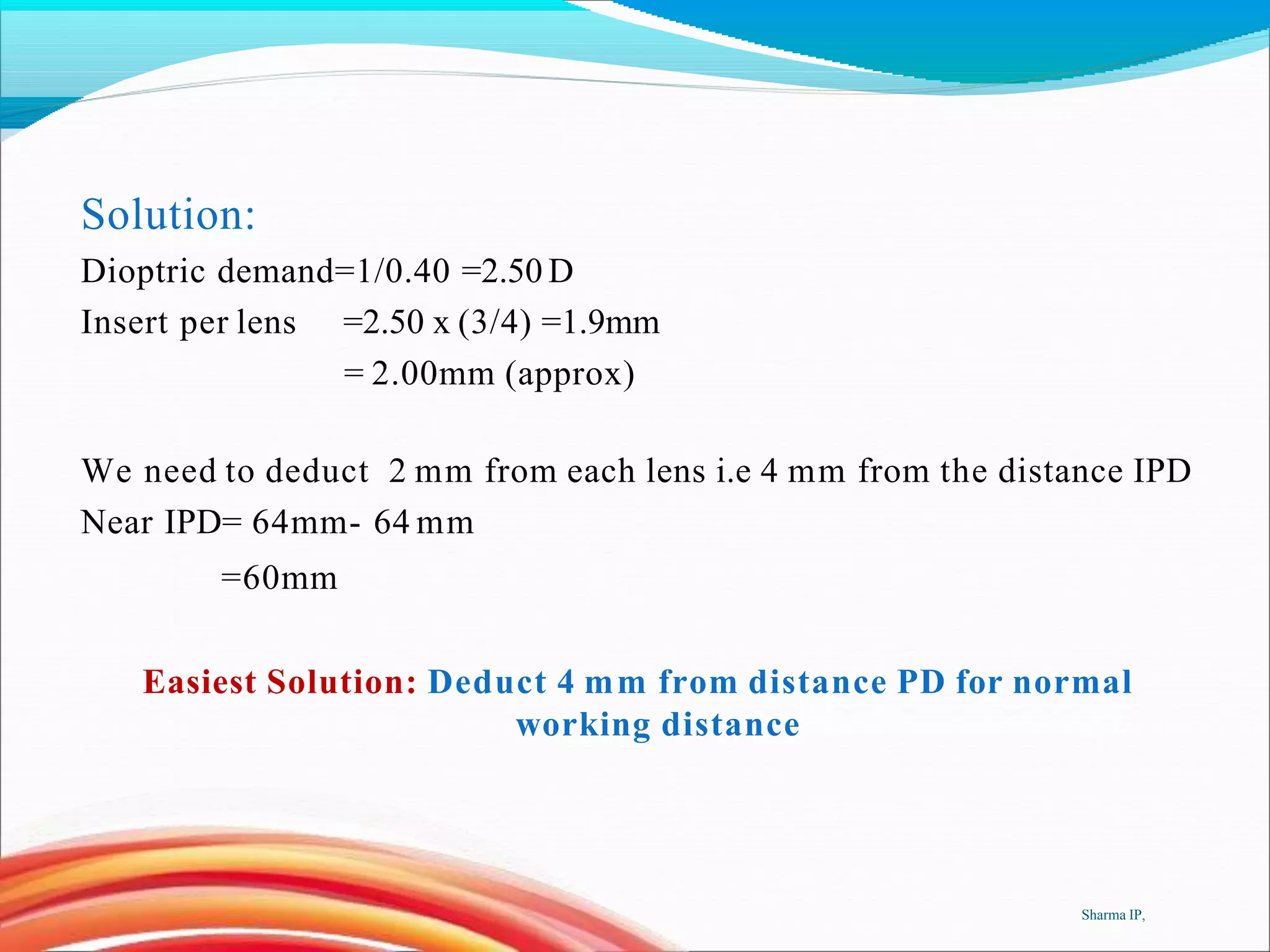 IPD Measurement | PPTX