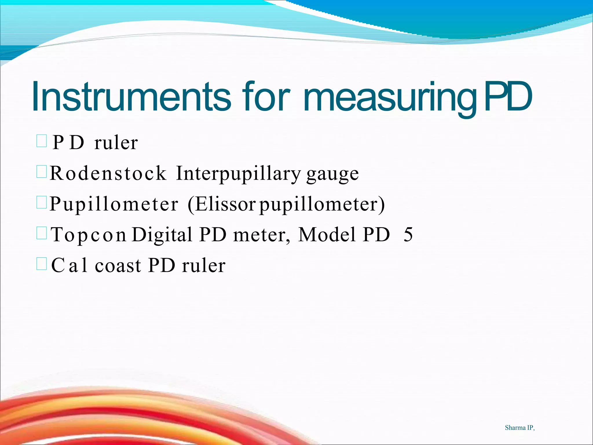 IPD Measurement | PPTX