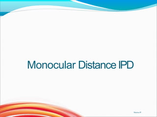 IPD Measurement | PPTX