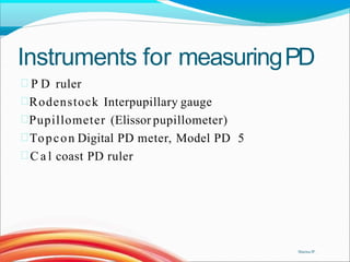 IPD Measurement | PPTX