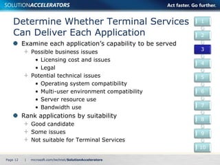 Terminal Services in Windows Server® 2008 | PPT