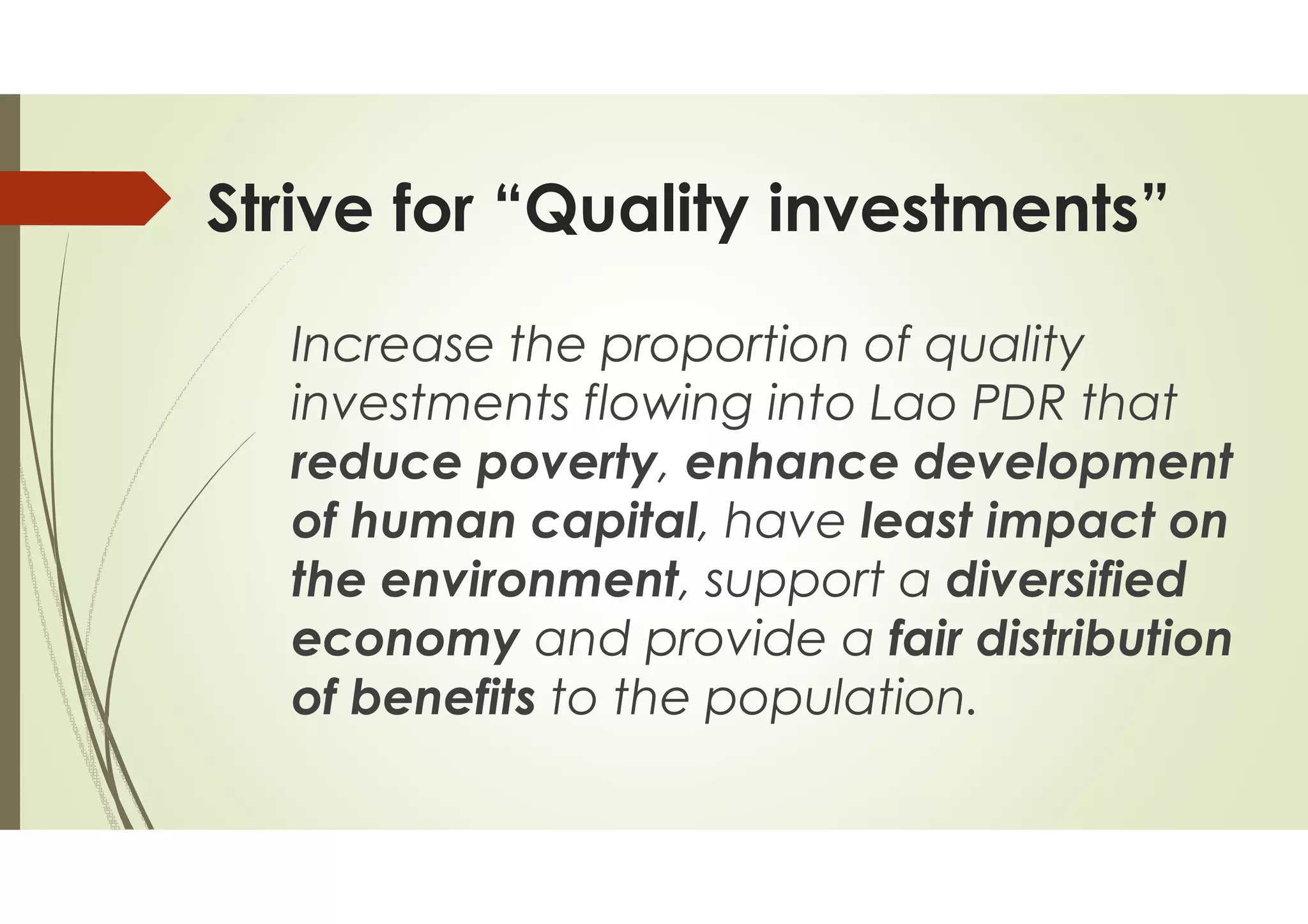 Positioning Quality Investments in Lao PDR Ipd vonsay | PDF | Business | Business and Finance