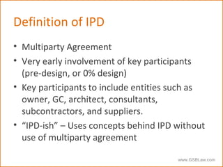 Ipd analysis summary metrics asce article_julia_2013_12_17 | PPT