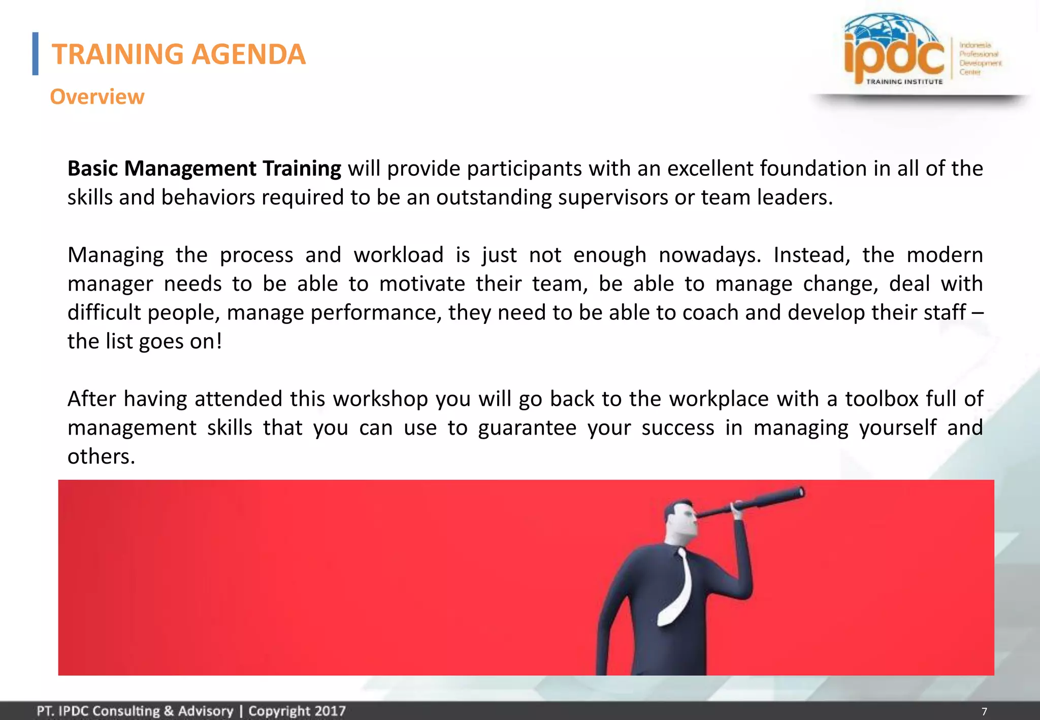 IPDC TRAINING - Basic Management Skills Training | PDF | Business Expos & Conferences | Events