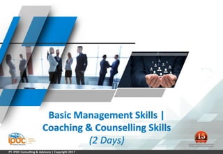 IPDC TRAINING - Basic Management Skills Training | PDF
