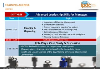 IPDC TRAINING - Leadership Skills for Managers | PPT