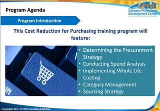 IPDC Training - Cost Reduction Program | PPT