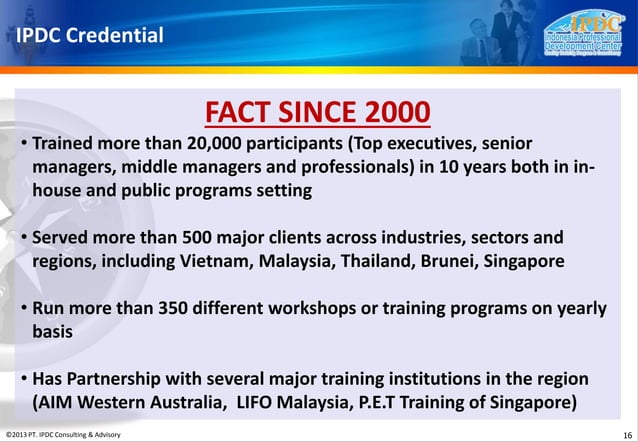 Ipdc training 2014 time management & personal effectiveness | PPT