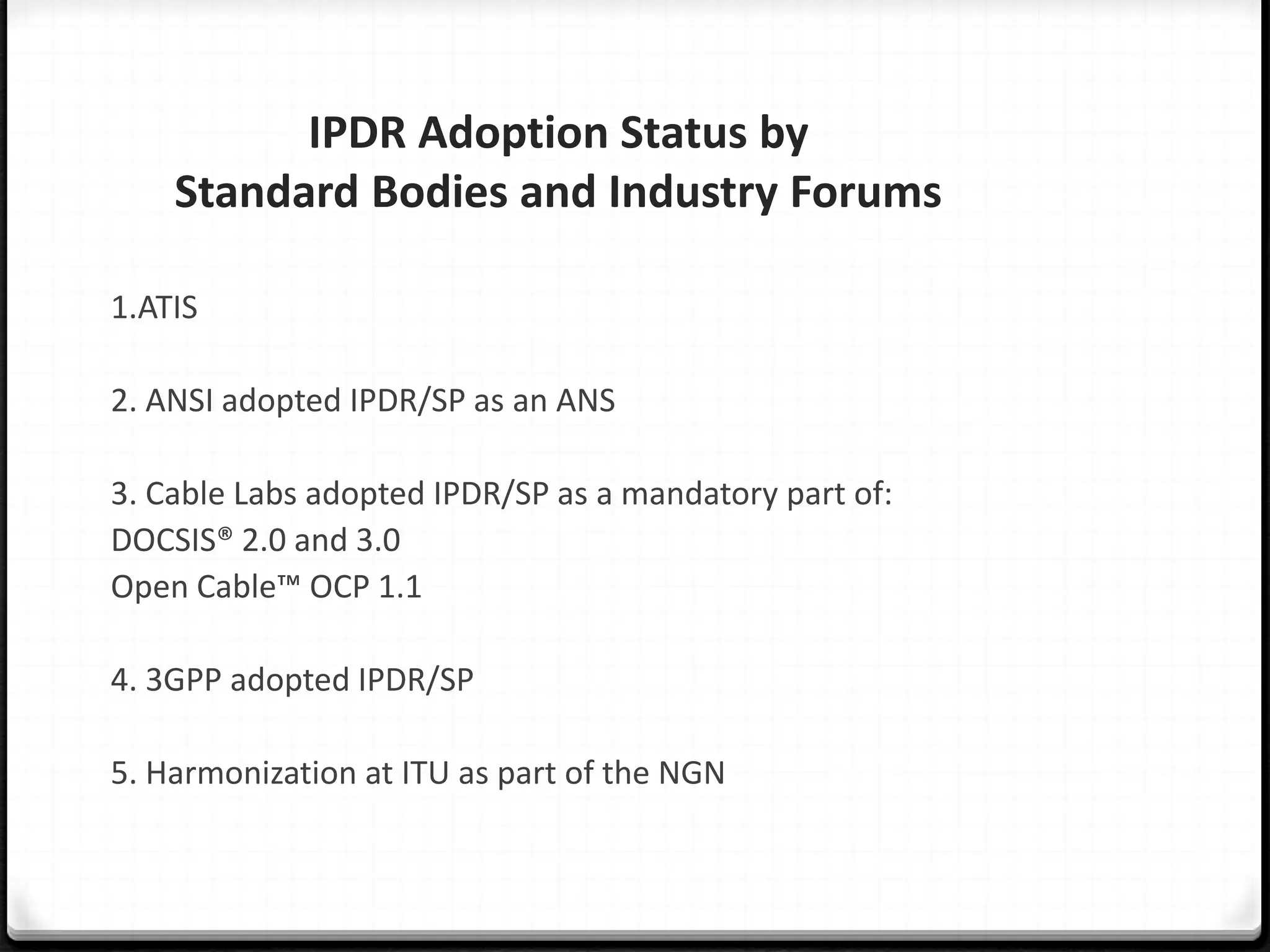 Internet Protocol Detail Record | PDF