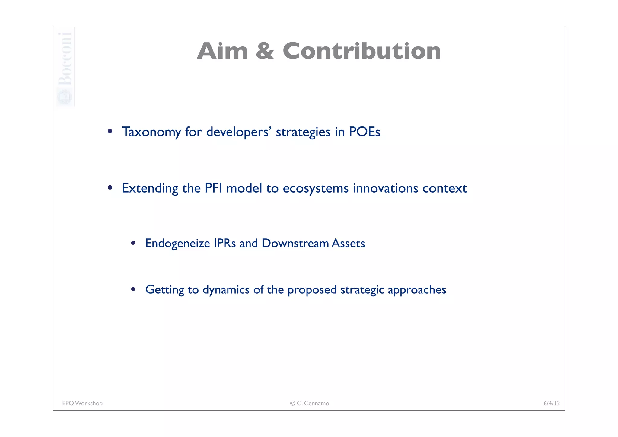 Apps developers' strategies | PPT