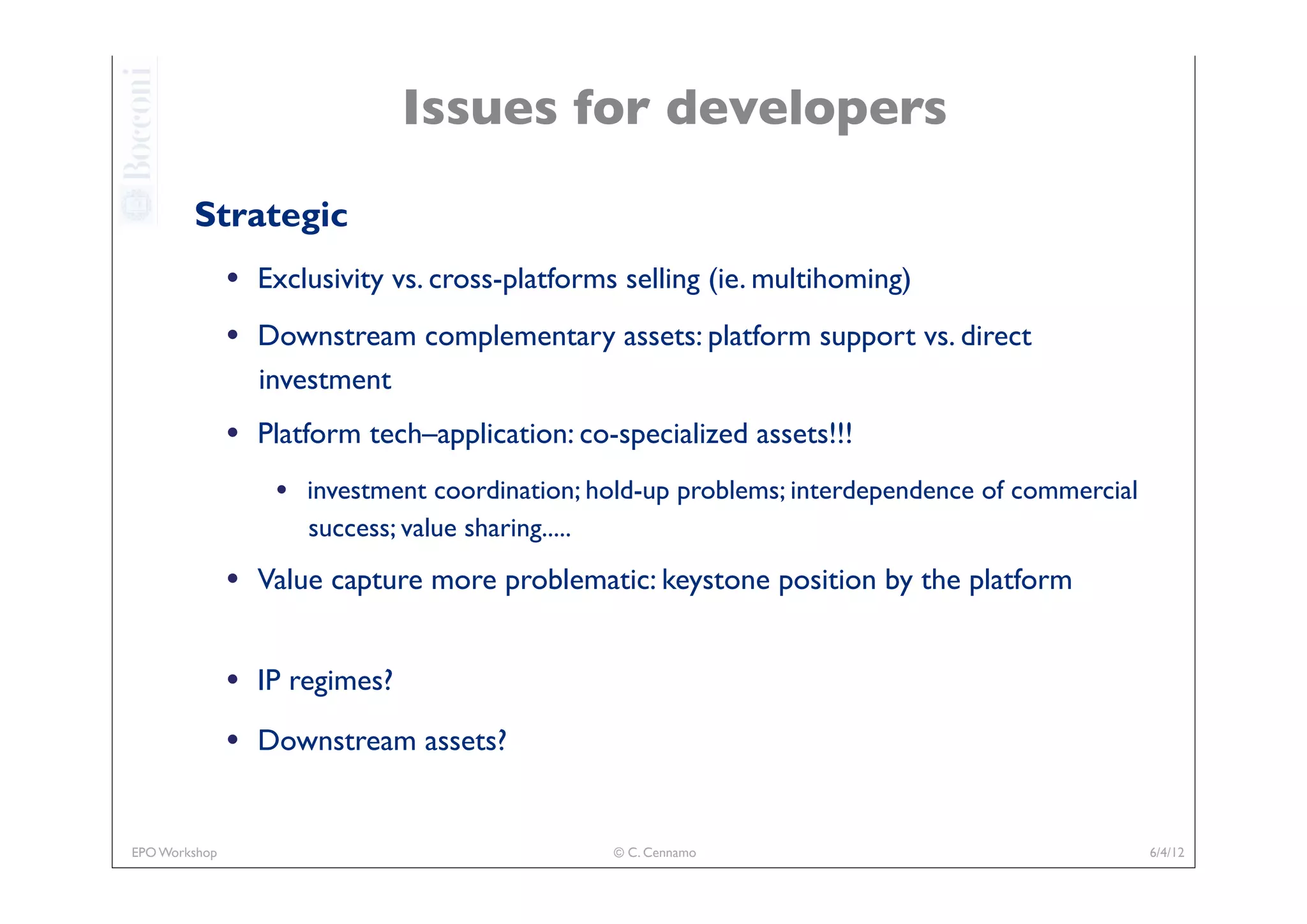 Apps developers' strategies | PPT