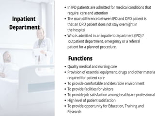 Inpatient Department | PPTX