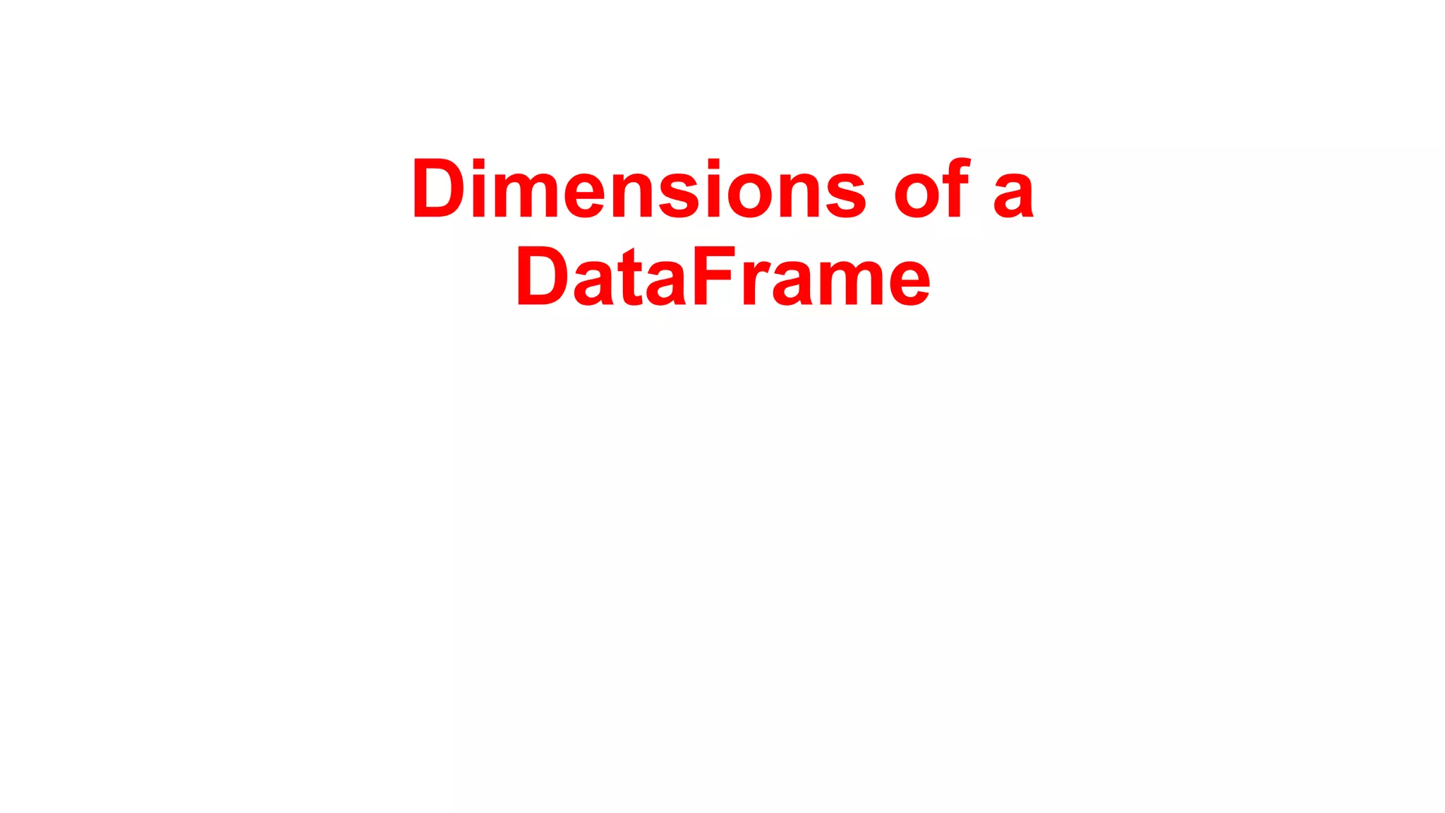 IP Dimensions of a DataFrame.pptx