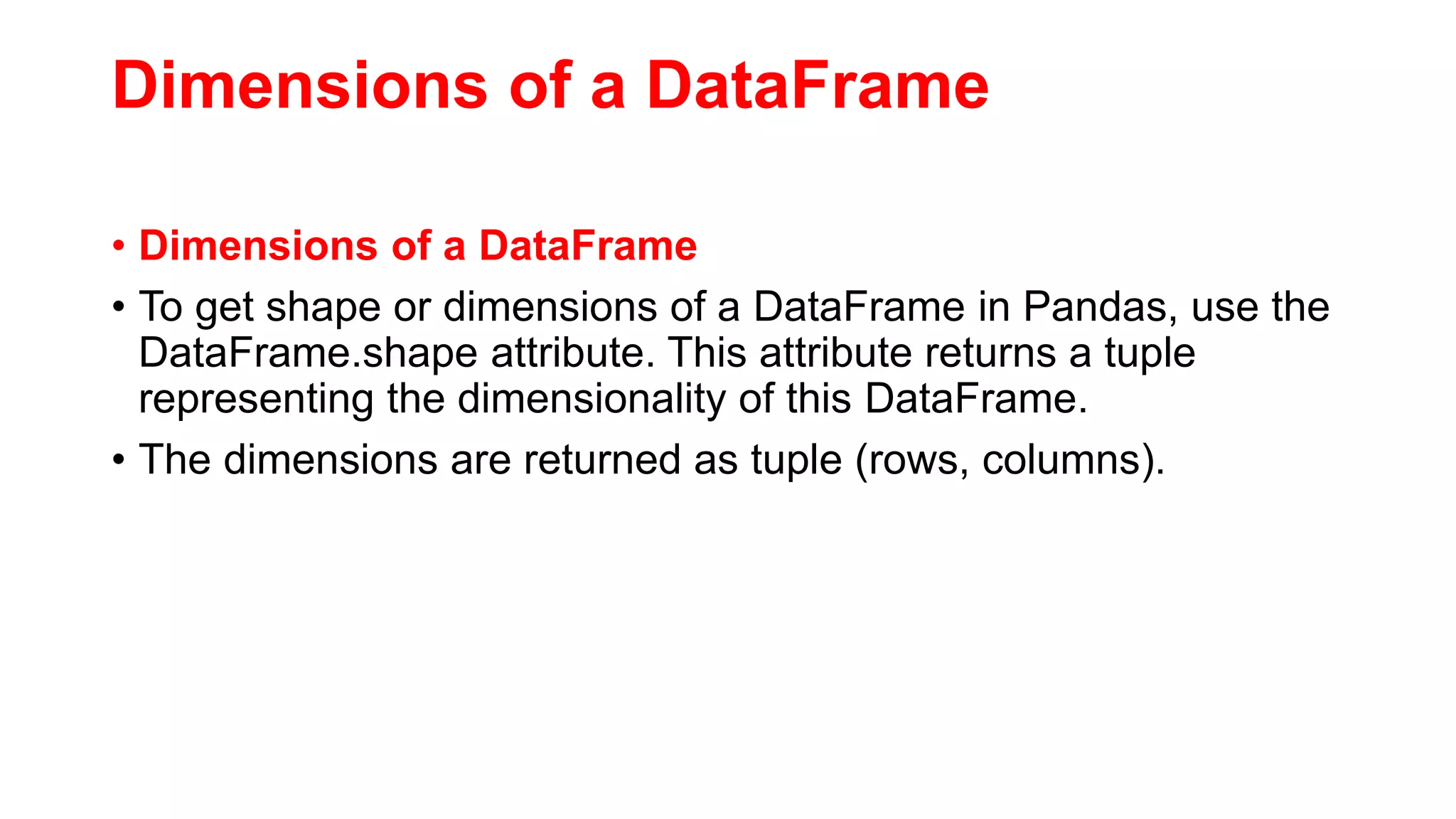 IP Dimensions of a DataFrame.pptx