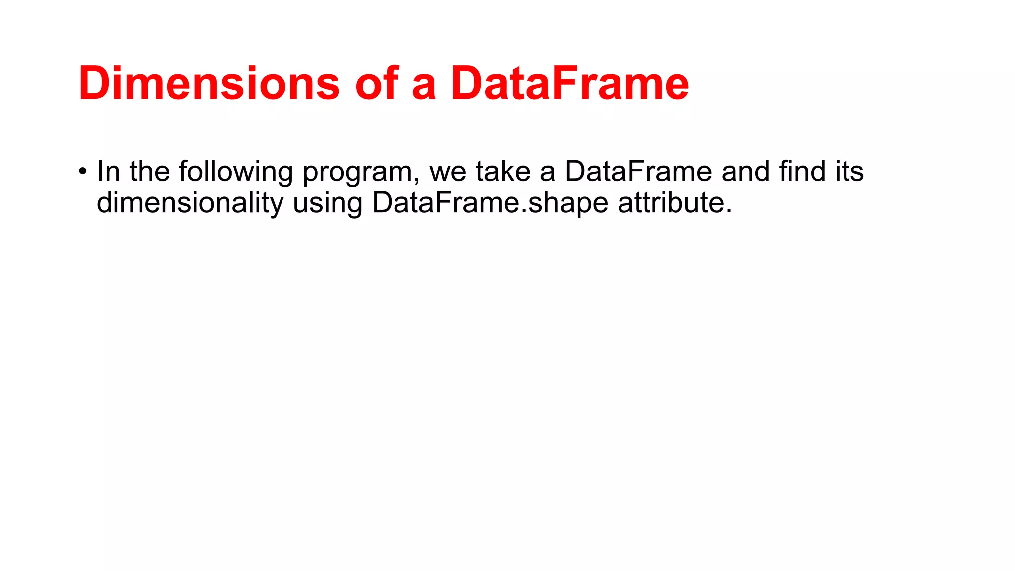 IP Dimensions of a DataFrame.pptx