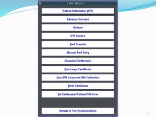 Hospital In Patient Department : IPD | PPTX