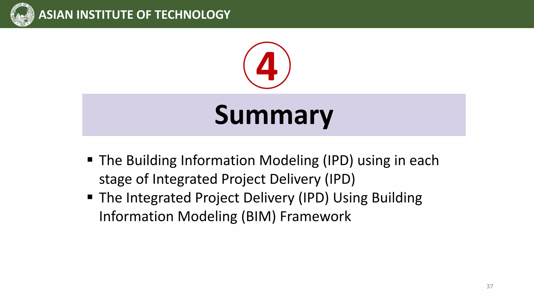 IPD using BIM BY Pisut Aunwong | PPTX | Civil Engineering Industry ...