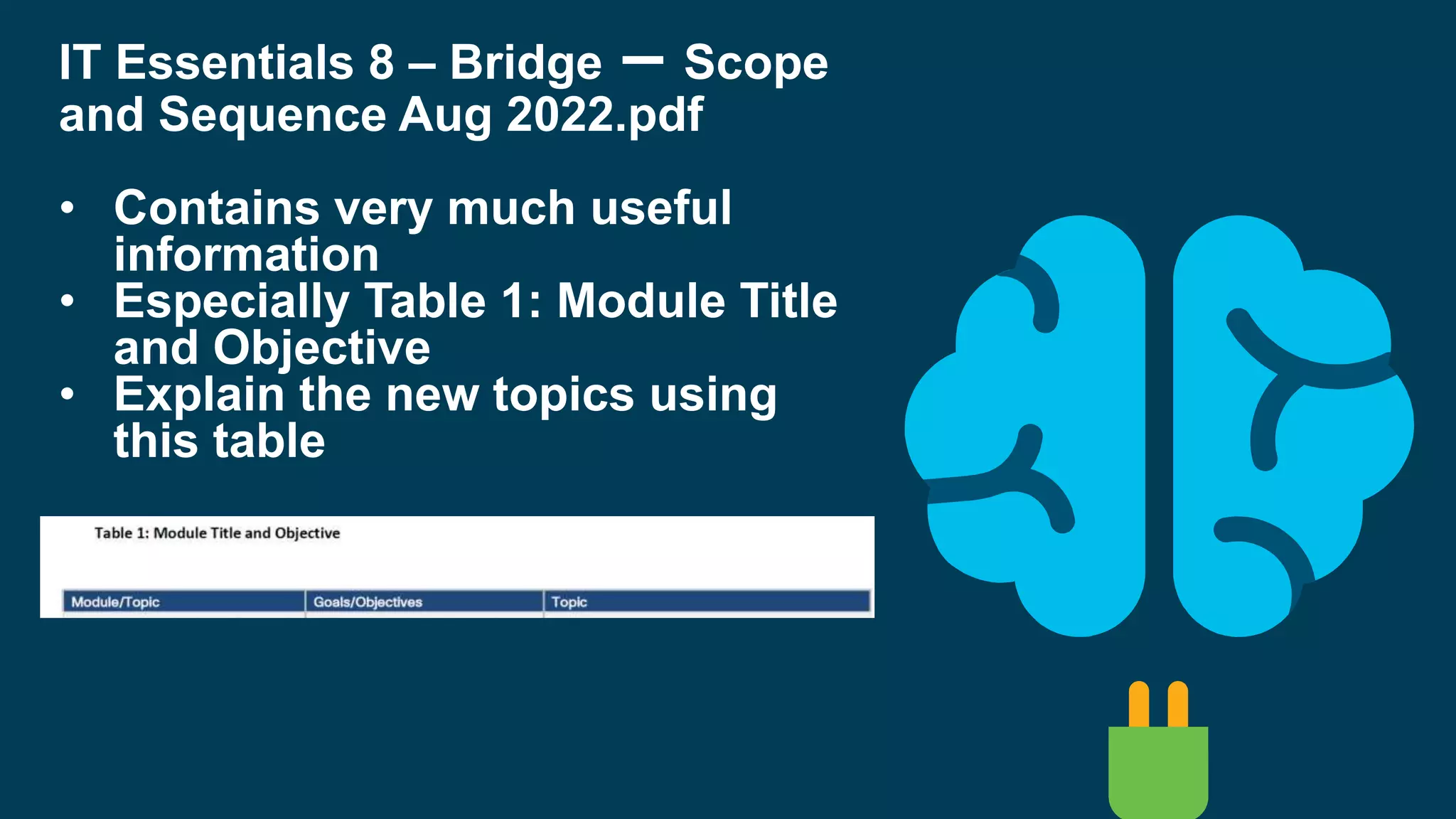 IPD Week - Technical Session - New IT Essentials 8 Technical Topics.pptx