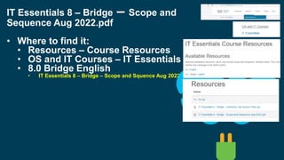 IPD Week - Technical Session - New IT Essentials 8 Technical Topics.pptx