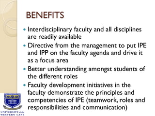 IPE: a vehicle to collaborative practice | PPT