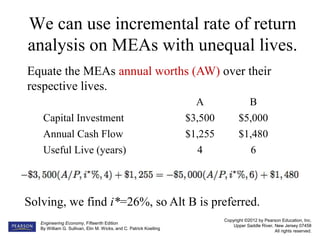 Comparison and selection among alternatives | PPT