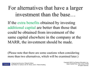Comparison and selection among alternatives | PPT