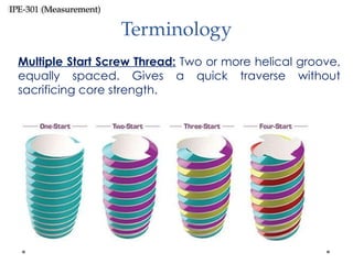 IPE-301_Metrology-of-Screw-Thread_________ | PPTX