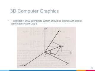 Computer graphics | PPTX