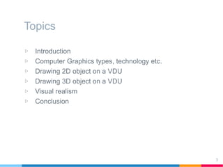 Computer graphics | PPTX