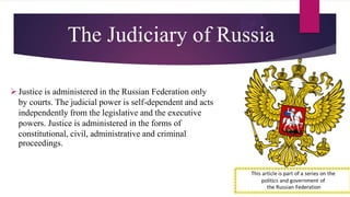 Russia : Comparative Political Systems | PDF