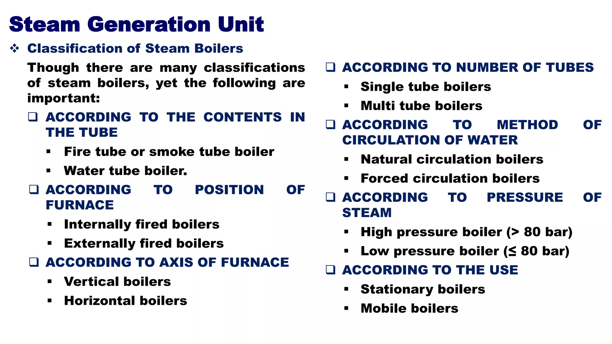 Ipe301 e steam generation unit | PPTX | Chemistry | Science