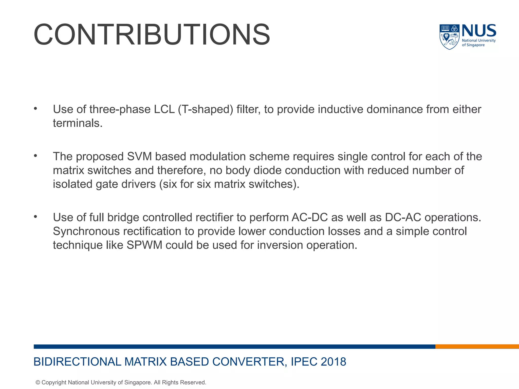 Matrix based AC-DC converter | PPT