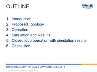 Matrix based AC-DC converter | PPT