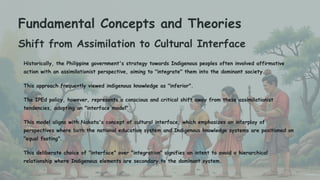 IPED report presention for indigenous people | PPTX